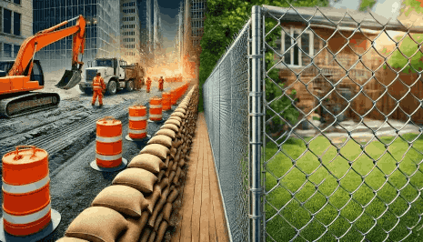 Benefits of Temporary & Permanent Chain Link Fence Panels